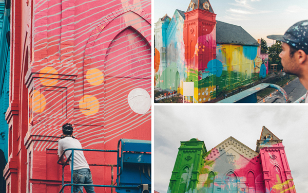 Day 253- Hense (Alex Brewer)- Colorful Murals – Day of the Artist